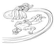 Coloriage Mandala Disney Princesse Raiponce Et Pascal Le Camaleon