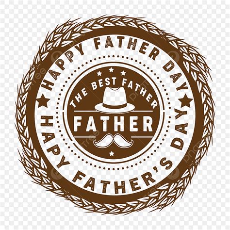 Happy Fathers Day Vector Hd PNG Images Happy Fathers Day Design Happy