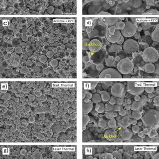 SEM Micrograph At 1000 And 3000 Magnification Of The A And B