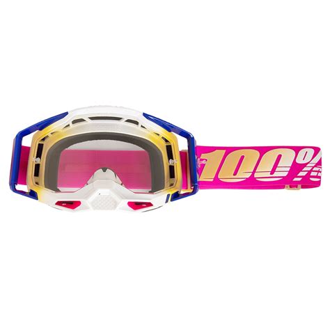 100 Goggle Racecraft Gen 2 Topo Clear Anti Fog Maciag Offroad