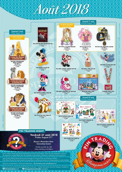 August Disneyland Paris Pins Announced Diskingdom