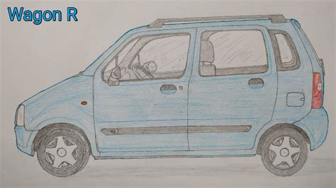 How To Draw Maruti Suzuki Wagon R Car Youtube