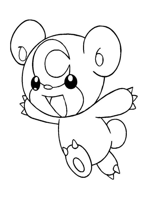 Teddiursa Pokemon Coloring Page Wecoloringpage The Best Porn Website