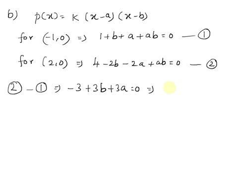 solved consider the following points −2 44 −1 0 0 −14 1 −16 2 0 a