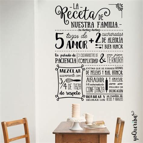 Noveno Pensamiento diversión frases para vinilos de la familia