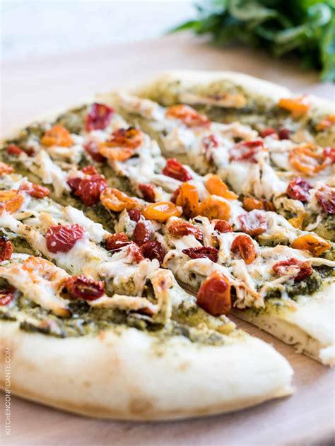 Chicken Pesto Pizza Kitchen Confidante