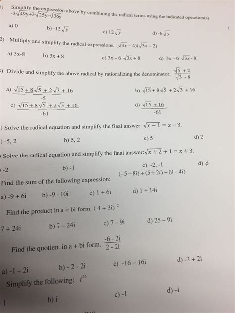 solved simplify the expression above by combining the