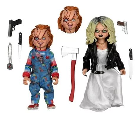 Figura Chucky Tiffany Pack Doble Bride Of Chucky Neca MercadoLibre