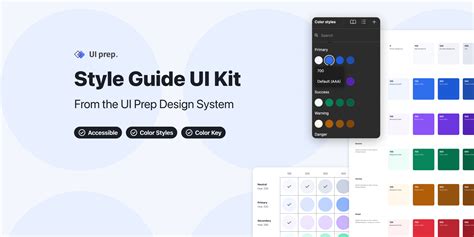 UI Prep Style Guide Free Figma Resources Tools And Templates