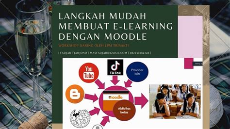 Moodle Mudah Membuat E Learning Dengan Moodle Youtube