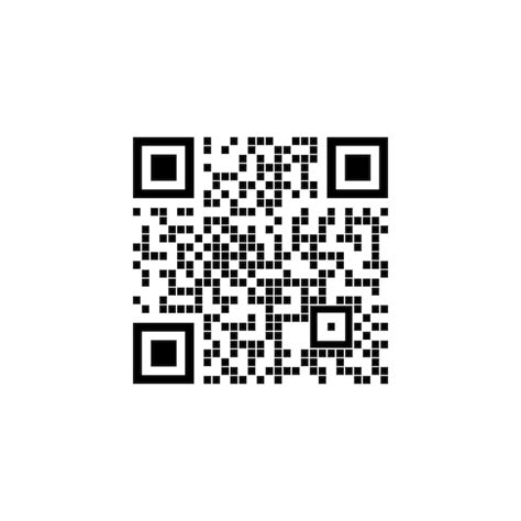 Premium Vector Qr Code Icon Simple Black Symbol On White Background