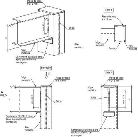 Detalhes construtivos CYPE EAG913 Ligação articulada em extremo de