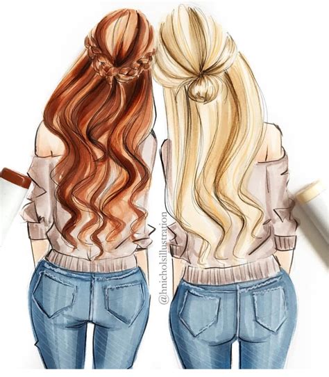 Imagenes Para Dibujar Mejores Amigas Dibujo Dibujos De Amistad