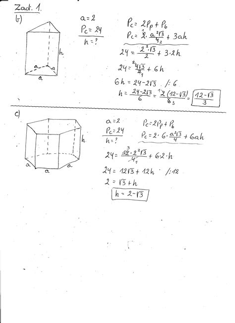 Witam proszę o pomoc w zadaniu z matematyki chodzi o zad 1 b i c