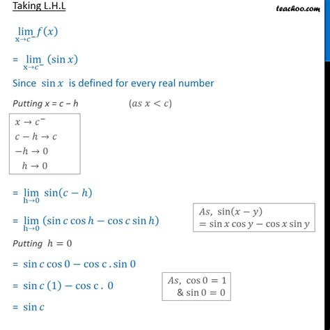 example 17 discuss continuity of sine function class 12