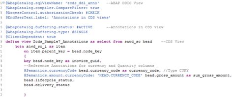 Sap Abap Central Core Data Services In Abap