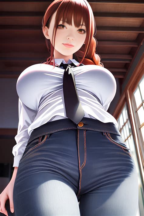 Panwho Braids Long Hair Redhead Smiling Big Boobs Ponytail