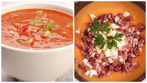 En qué se diferencian el gazpacho y el salmorejo