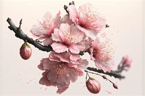Sakura O Flor De Cerezo Flor De Primavera Japonesa Sakura Flor De