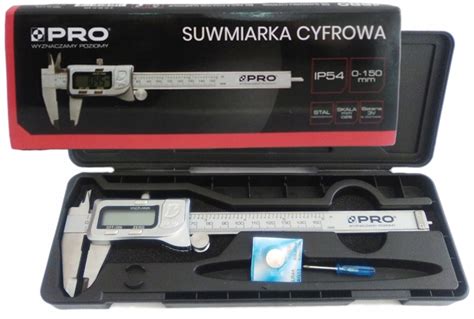 Suwmiarka Elektroniczna Cyfrowa 150mm IP54 PRO 30105E1408 Cena