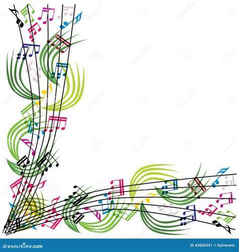 La Música Observa La Composición Fondo Elegante Del Tema Musical