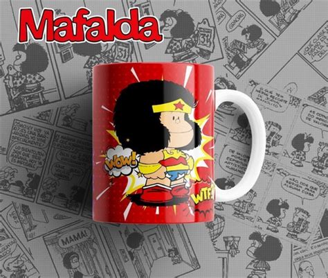 Kit Diseños Plantillas Tazas Mafalda Sublimación M1 Cuotas sin interés