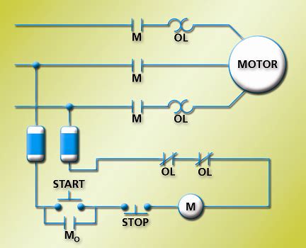 Electrical Engineering World Simple Motor Control Circuit