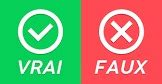Quiz Vrai ou faux Multi thèmes