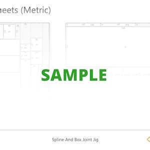 Combined Spline Box Joint Jig Build Plans Etsy