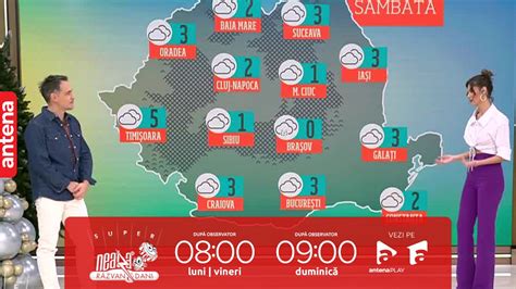 Super Neatza 18 Decembrie 2023 Prognoza Meteo Cu Ramona Olaru Maxime