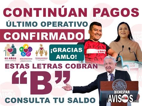 Los Pagos Siguen Llegando Si La Inicial De Tu Apellido Paterno