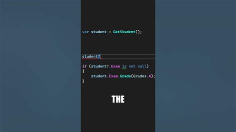 use the c null conditional operator to simplify your code youtube