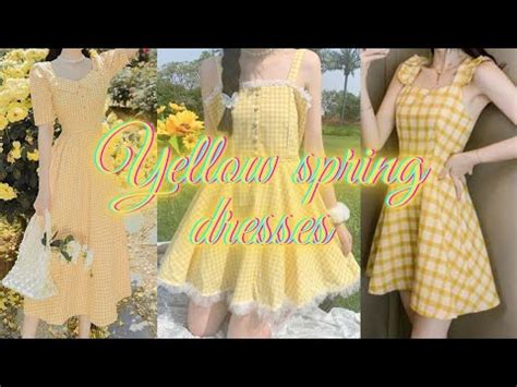 Beautiful Yellow Spring Dresses Youtube