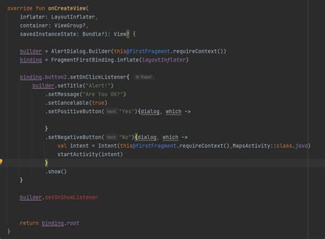 Android SetOnShowListener Not Appearing On Fragment Stack Overflow
