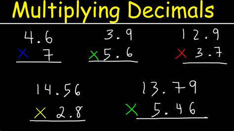 Multiplying Decimals By The Power Of 10
