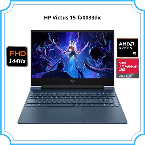 New Laptop Gaming Hp Victus Fb Dx Amd Ryzen Hs
