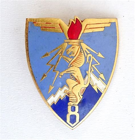 Insigne 8ème Région Militaire Augis G 1308
