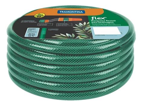 Manguera Riego Mallada Tramontina Metros Con Acople Pvc Mebuscar