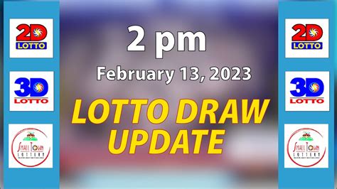 Lotto Result Today 2pm Lotto Result Today 2pm 2D Lotto February 13