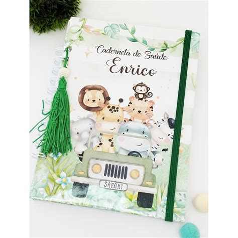Caderneta De Vacina Personalizada Atualizada Diversos Temas Shopee
