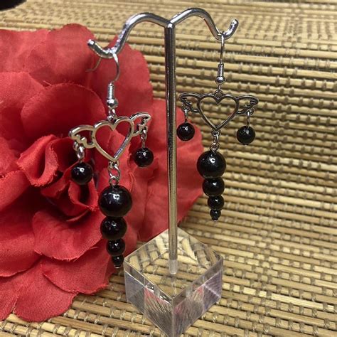 Hot Topic Women S Silver And Black Jewellery Depop