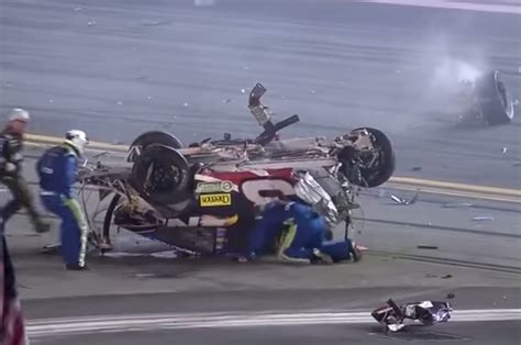 Video NASCAR Driver Austin Dillon Unharmed In Wild Crash At Daytona