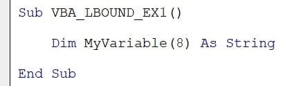 VBA LBOUND In Excel Syntax Examples How To Use