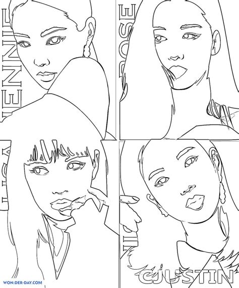 Desenhos De Blackpink Para Colorir Desenhos Para Imprimir