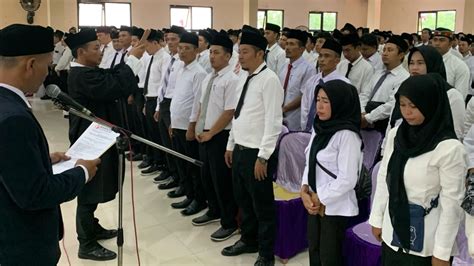 604 Pengawas TPS Se Kecamatan Cikarang Utara Resmi Dilantik Panwaslu