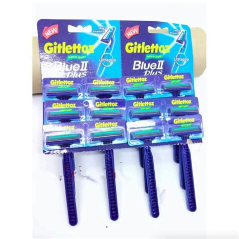 Jual ALAT CUKUR KUMIS DAN JENGGOT BIRU 2 MATA PISAU SHAVERS CUKURAN