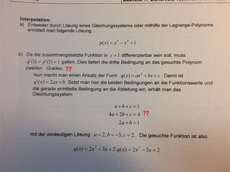 Mathefragen De Interpolation Lagrange Polynom 2 Grades