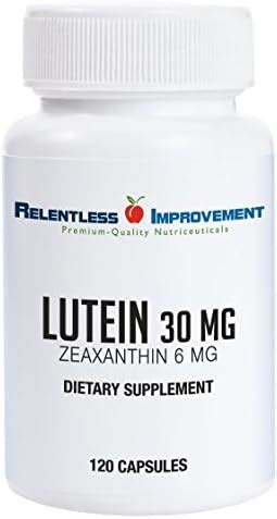 Amazon Relentless Improvement Lutein Zeaxanthin Vegi Capsules