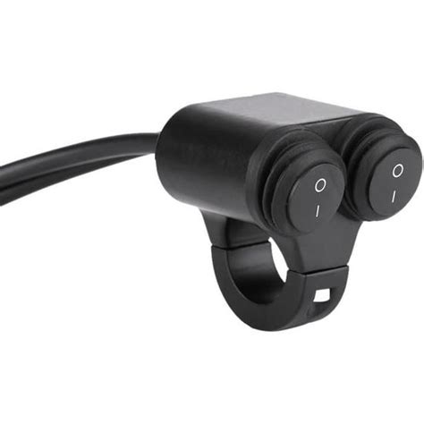 22Mm Universel Moto Guidon Interrupteur Phare De Frein Brouillard