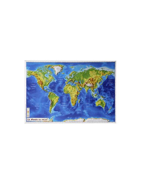 Décrypter 58 imagen carte monde relief fr thptnganamst edu vn